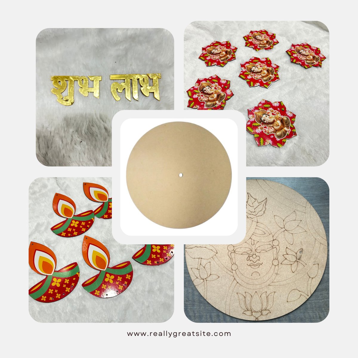 MDF/Acrylic/Emboss – The Pastel Carnival