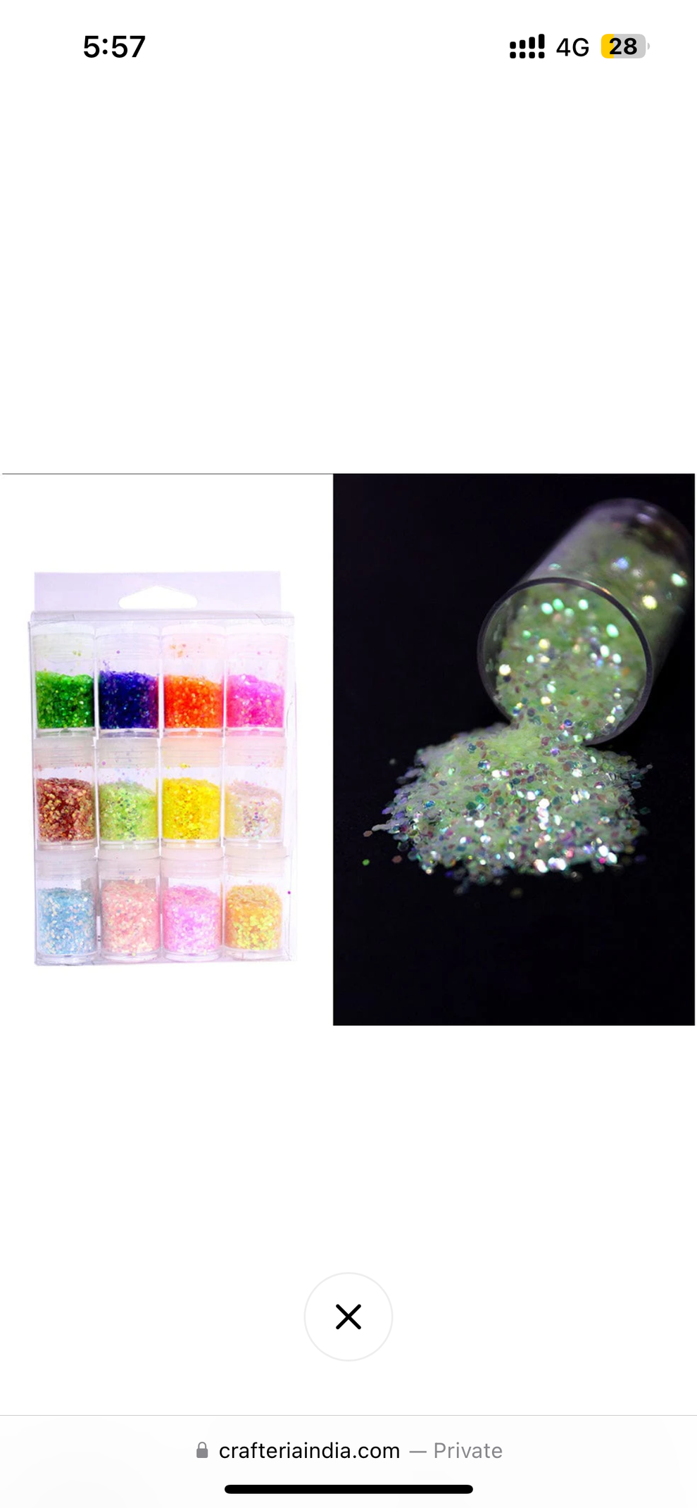 Glitter Rainbow Chunks - Set of 12 – The Pastel Carnival